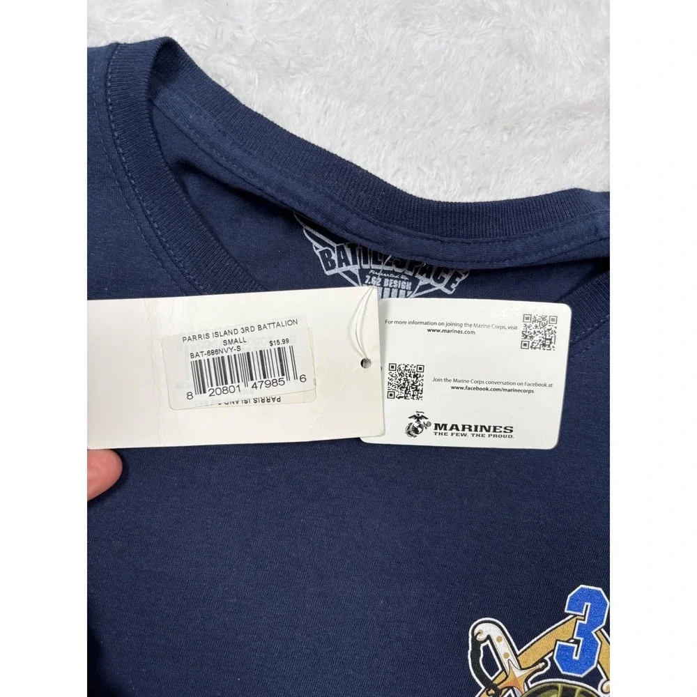7.62 Design | Shirts | Usmc Marine Core Tshirt Men S Blue Parris Island ...